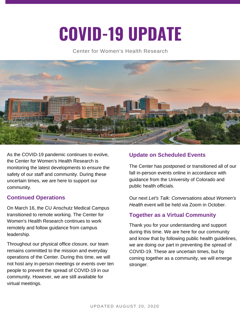 Center for Women's Health Research