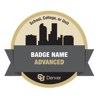 Digital Badges - Teaching Innovation and Program Strategy | CU Denver