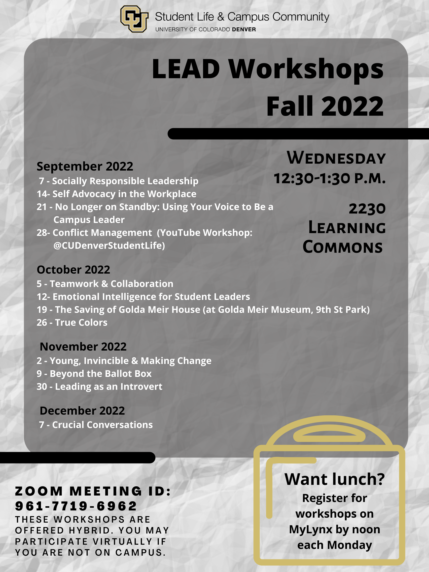 LEAD Workshops
