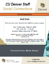 Staff Council Sponsored Staff Walk